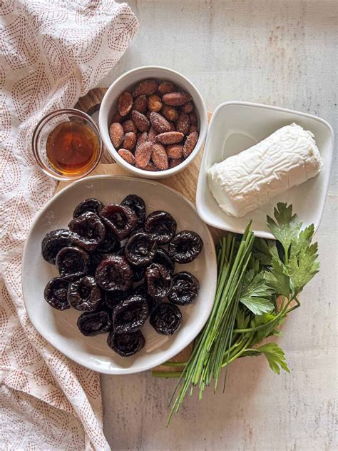 Herbed Goat Cheese And Smoked Almond Stuffed Prunes Big Delicious Life