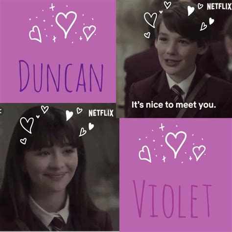 Duncan And Violet ️ ️ ️ A Series Of Unfortunate Events A Series Of