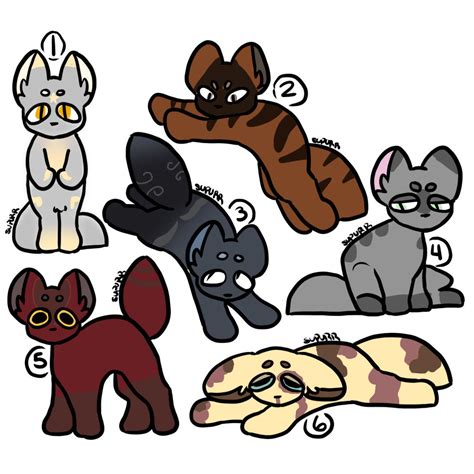 Warrior Cat Adopts 10 Points Open By Rottingnecromancer On Deviantart