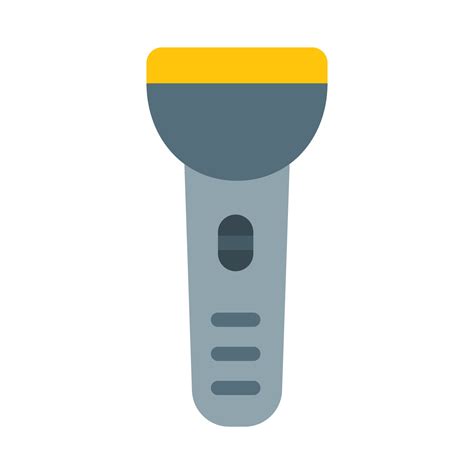 Flashlight Flat Icon 45685704 Vector Art At Vecteezy