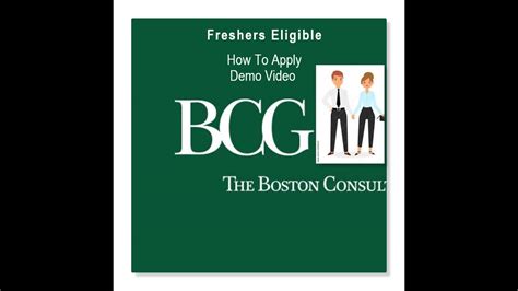 BCG Hiring How To Apply By Using Your Phone Demo Video BCG Is A Global Consulting Company Bsg