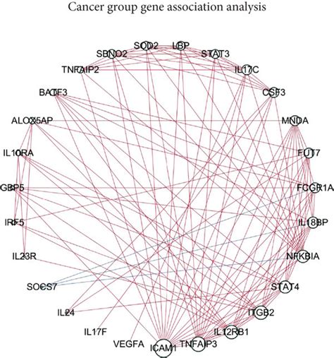 Gene Association Analysis By Dgca Normal Group Gene Association Download Scientific Diagram