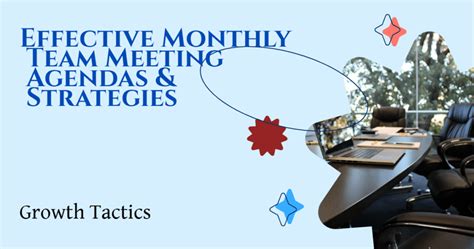 Effective Monthly Team Meeting Agendas And Strategies