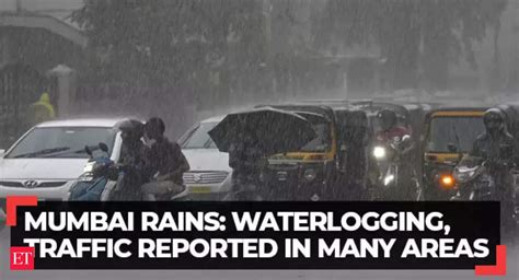 Heavy Rain In Mumbai Choked Traffic Waterlogging Reported In Many