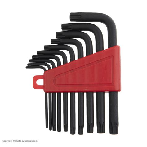 قیمت و خرید آچار آلن کارتی ستاره ای جنیوس تولز مدل Sk 010s مجموعه 9 عددی