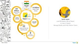 Scaling Managed MySQL Platform In Flipkart Sachin Japate Flipkart