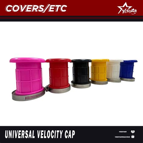 YESTAR RACING Universal Rubber Velocity Cap Air Hose Motorcycle Accesories 7044 Shopee