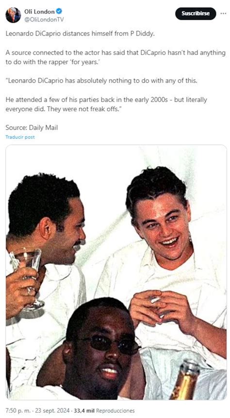 Escándalo De P Diddy Famosos Como Leonardo Dicaprio Y Ashton Kutcher