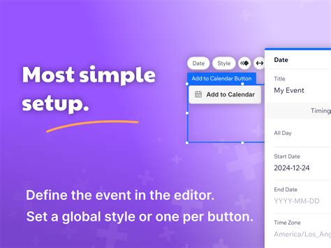 Add To Calendar Button Wix App Market