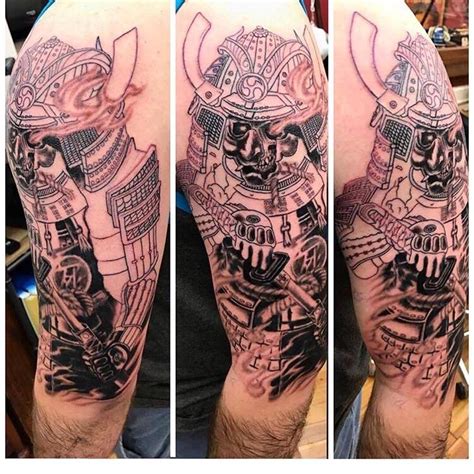 Samurai Warrior Tattoo Sleeve Start Of My Next Sleeve Going To Be A
