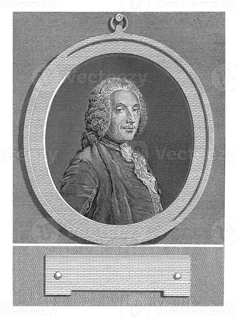 Portret Van Francois Augustin De Paradis De Moncrif Louis Jacques