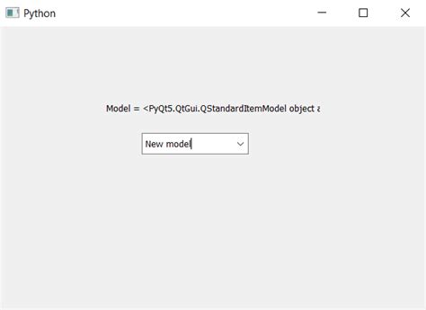 PyQt5 如何获取 ComboBox 的模型 码农参考