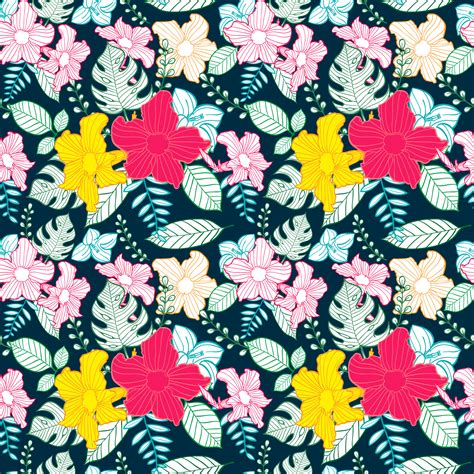 Flower Seamless Pattern Floral Pattern 506148 Vector Art At Vecteezy