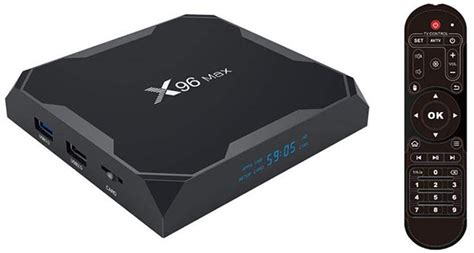 مواصفات وسعر تي في بوكس X96 ماكس اندرويد 4k، سعة 64 جيجا اسود في مصر