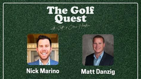 Braving Hurricanes And Golfing Milestones With Matt Danzig And Nick Marino Matthew Danzig