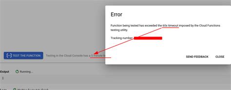 Google Cloud Function Timeout Setting Doesn T Work Stack Overflow