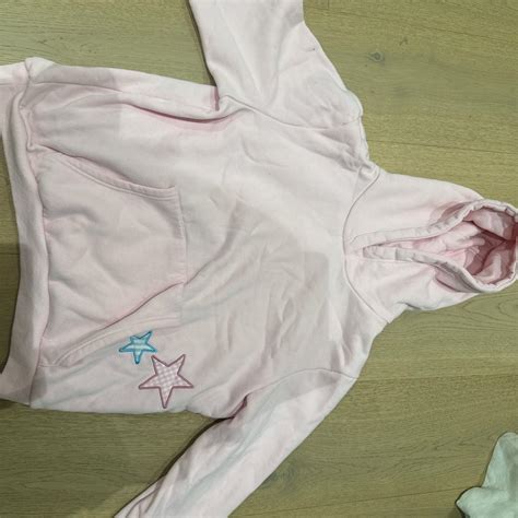 Beginning Pink Star Hoodie From Beginning Boutique Depop