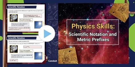 Physics Skills Scientific Notation And Prefixes Powerpoint