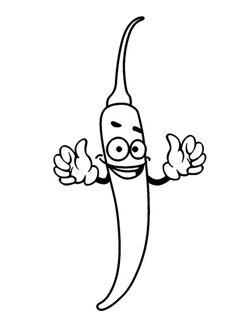 40 Chili Pepper Coloring Pages Free Printable Pdf And Online Coloring