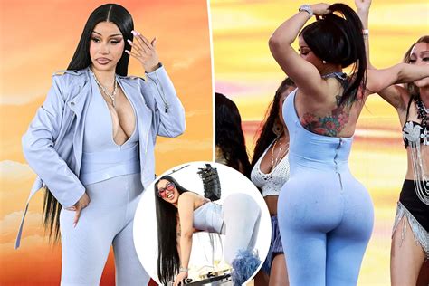 Cardi Bs Butt Goes Viral At Revolve Festival After Plastic Surgery And