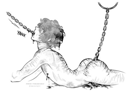 Rule 34 All The Way Through Androgynous Black And White Blood Bungo