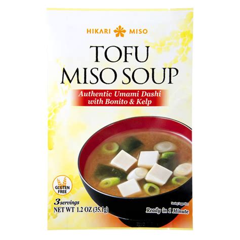 Tofu Miso Soup Umami Dashi With Bonito And Kelp 3 Servings12 Oz 35 G