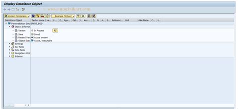RSDODS SAP Tcode Initial Screen ODS Object Processng