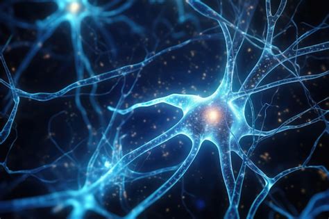 Premium Photo Background From Nerve Cells Or Neural Networks With