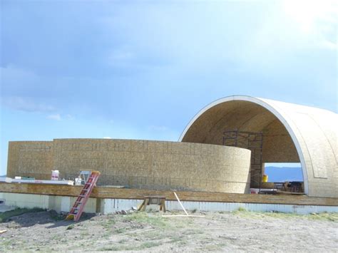 Curved Sip House Ennis Mt Structural Insulated Panel Association
