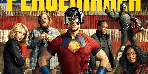 Peacemaker Poster Shows James Gunns Superhero Show Team Together