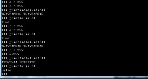 为什么python中值相等的两个变量会是同一个内存地址？ 邓家富 博客园