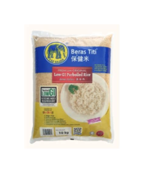 Rebus Cap Gajah BERAS TITI NO SUGAR Tarchen Sdn Bhd