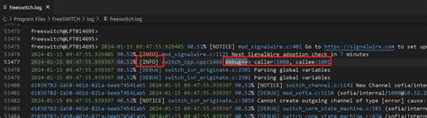 FreeSwitch esl 调用lua动态传参 日志查看 腾讯云开发者社区 腾讯云