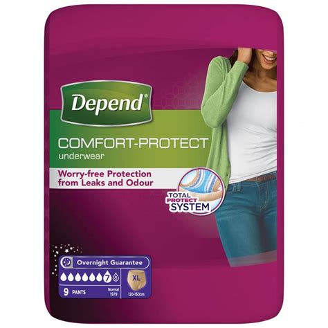 Depend Comfort Protect Pants For Women XL Ml Pack