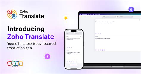 Introducing Zoho Translate Your Ultimate Privacy Focused Translation App Zoho Blog