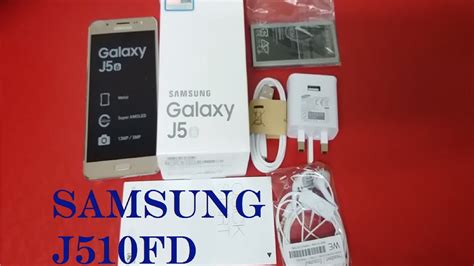 Samsung Galaxy J56 (J510FD) Unboxing - YouTube