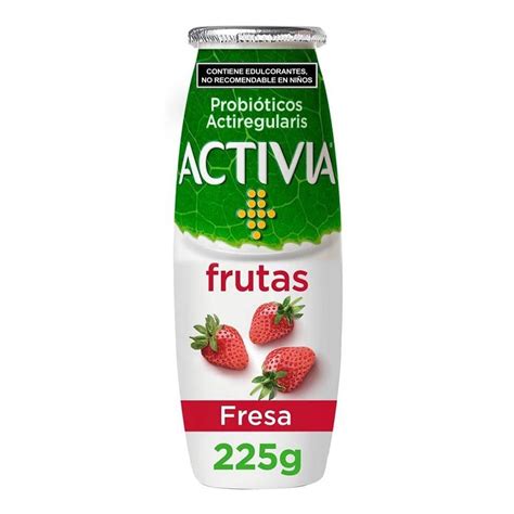 Alimento Lácteo Fermentado Activia Fruta Fresa 225 G Bodega Aurrera