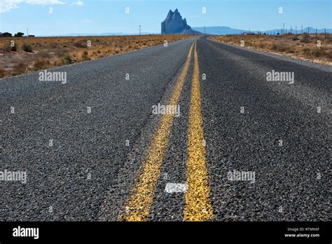Shiprock A Monadnock Or Inselberg Formed From A Remnant Volcano In The