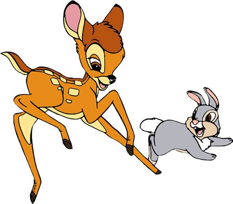 Thumpers Sisters Bambi Thumper Running Bambi Clipart Full Size
