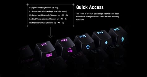 Asus Rog X901 Strix Scope Ii 96 Gaming Keyboard Hot Swappable Rog Omni Receiver Pbt