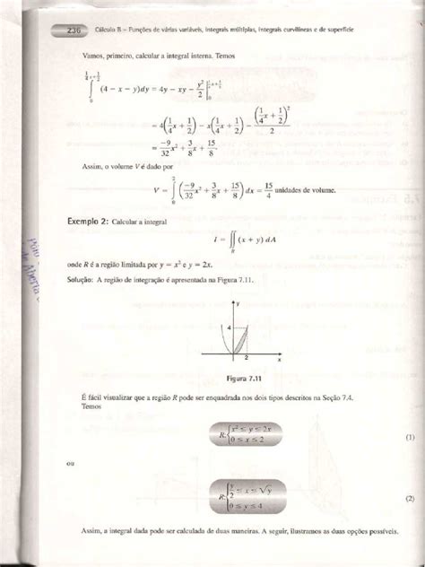 Exercicios Resolvidos Integrais Duplas 1 Cálculo I