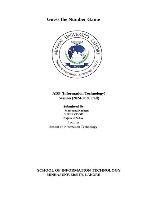 Guess The Number Game Documentation Pdf Python Programming Language Control Flow