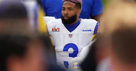 Former La Rams Wide Receiver Odell Beckham Jr Taken Off Plane In Miami