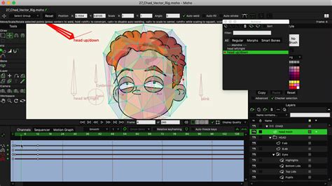 Rigging And Animating Vectors In Moho Pro