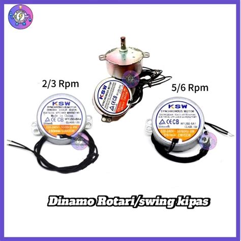 Dynamo Synchronous Motor Swing Rotary Box Fan Dynamo Rotary Dynamo