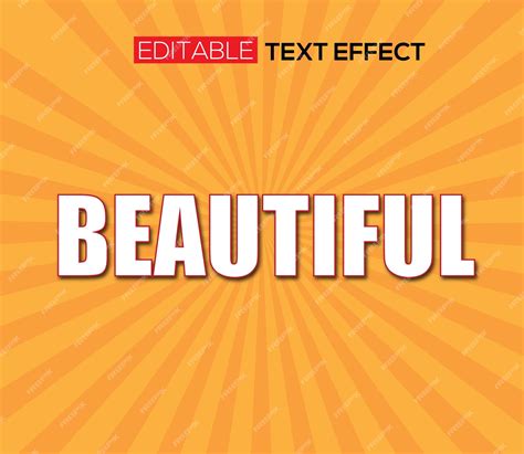 premium vector 3d text effect editable vactor file