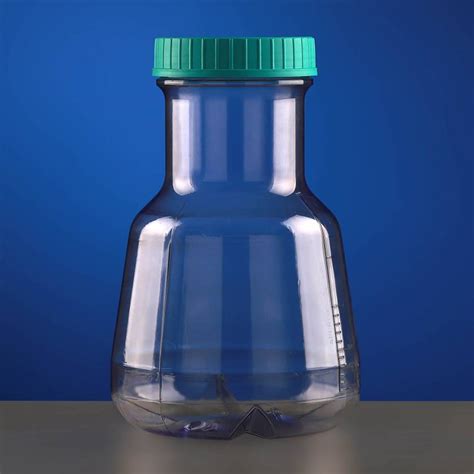 High Efficient Pc Wide Mouth Baffled Bottom Erlenmeyer Flask