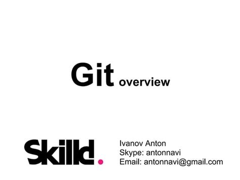 Git Crash Course