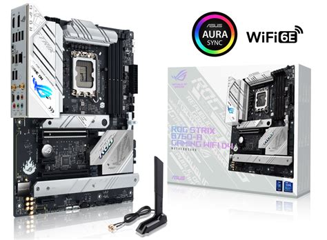 Asus 華碩 Rog Strix B760 A Gaming Wifi D4 Atx 白色主機板 Ddr4