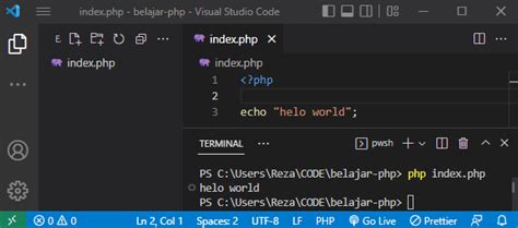 Menampilkan Output Php